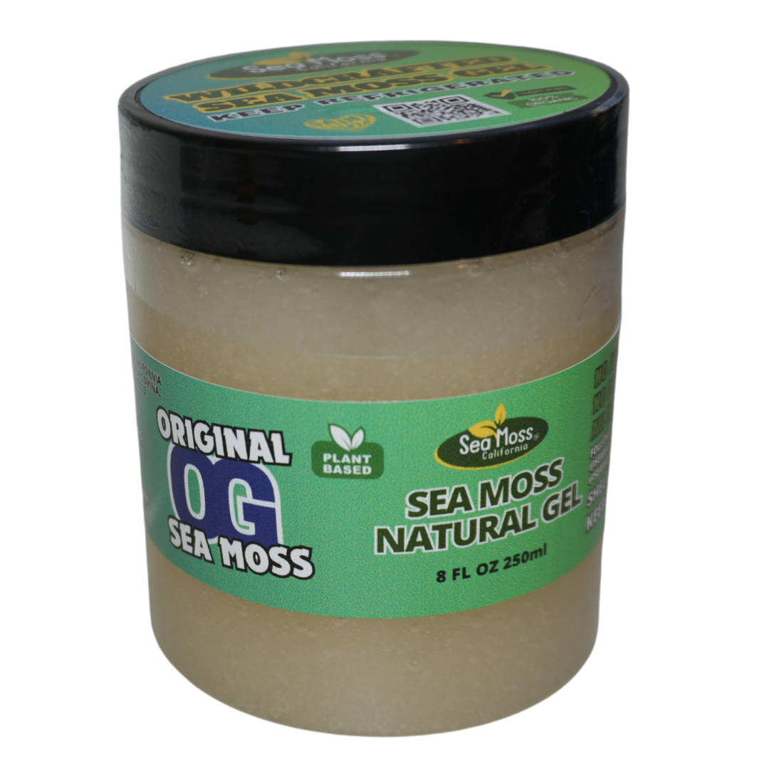 Original Wildcrafted Natural Sea Moss Gel | Organic | NON GMO | Gluten ...